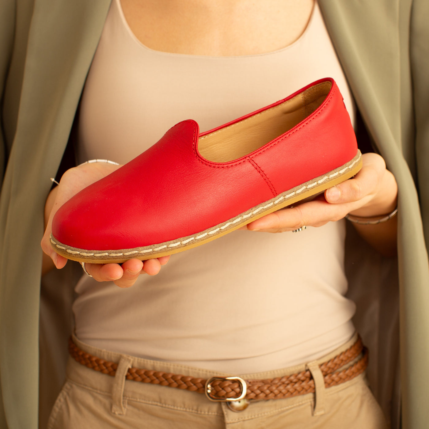 Red - Slip On Shoes for Women | Charix