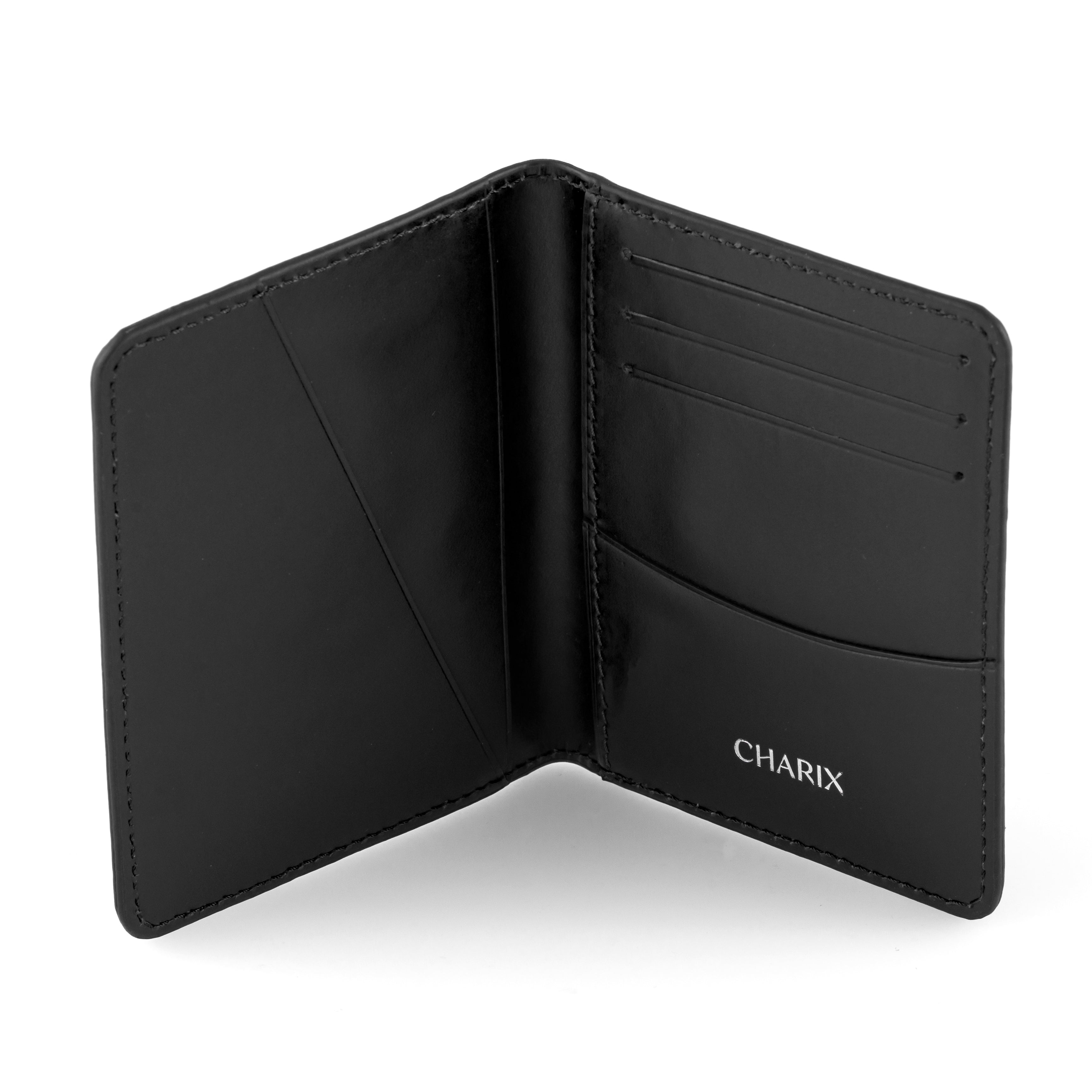 Black Bifold Minimalist Wallet
