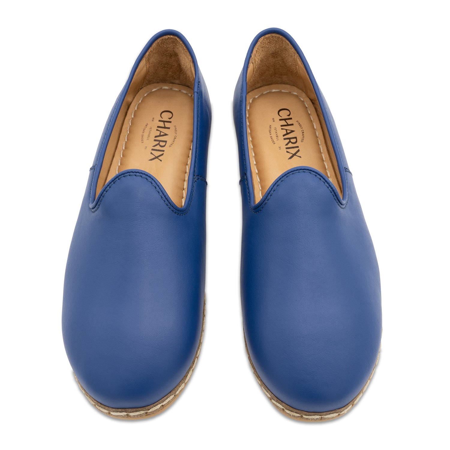 Cobalt Blue - Slip On Shoes for Men | Charix