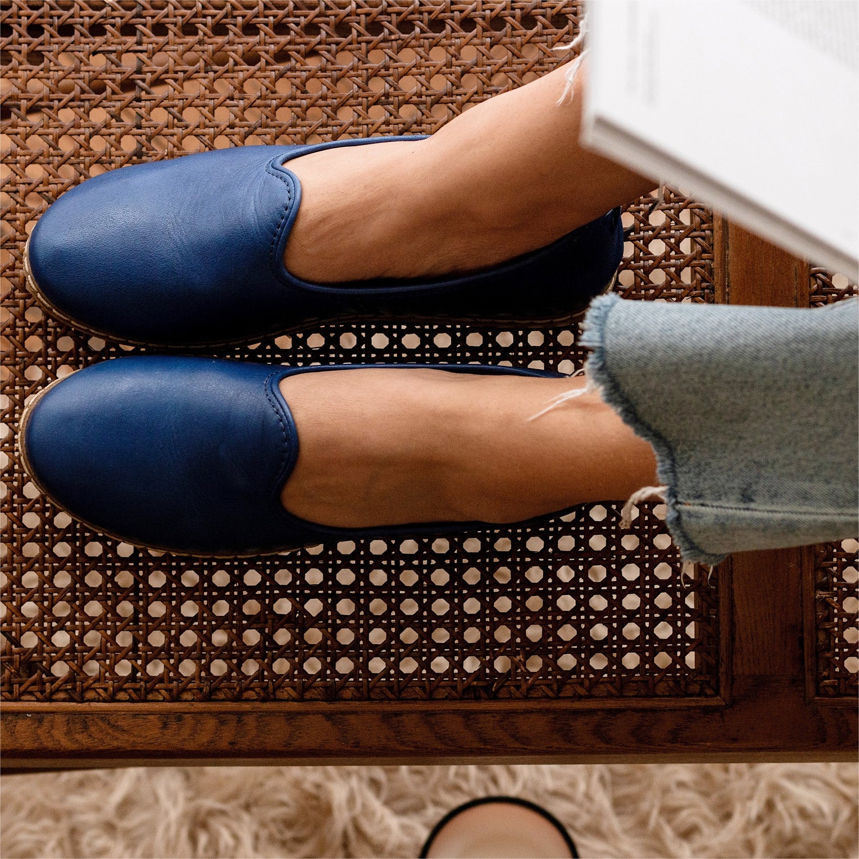 Cobalt Blue - Slip On Shoes for Women | Charix