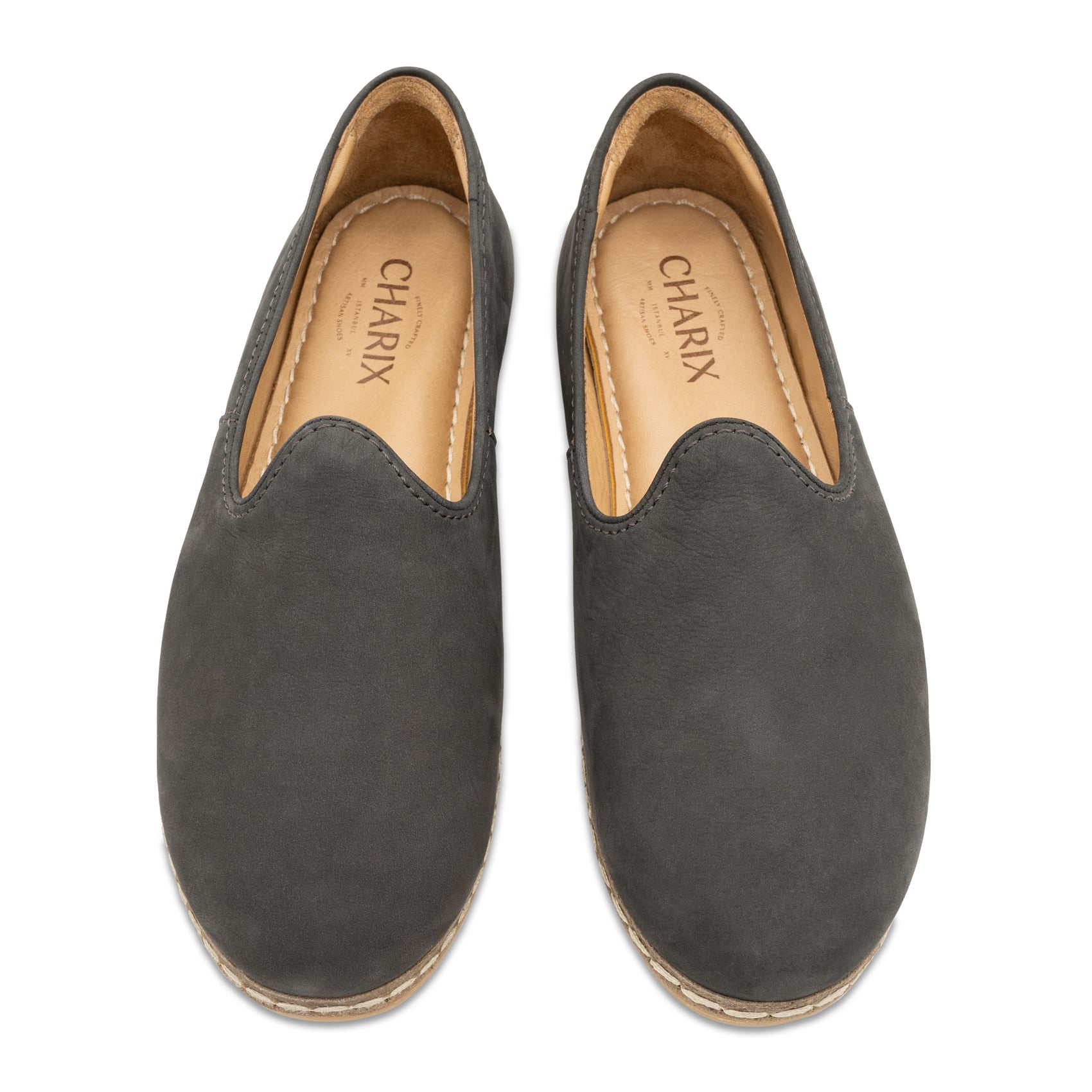 Graphite Suede - Slip On Shoes for Women | Charix