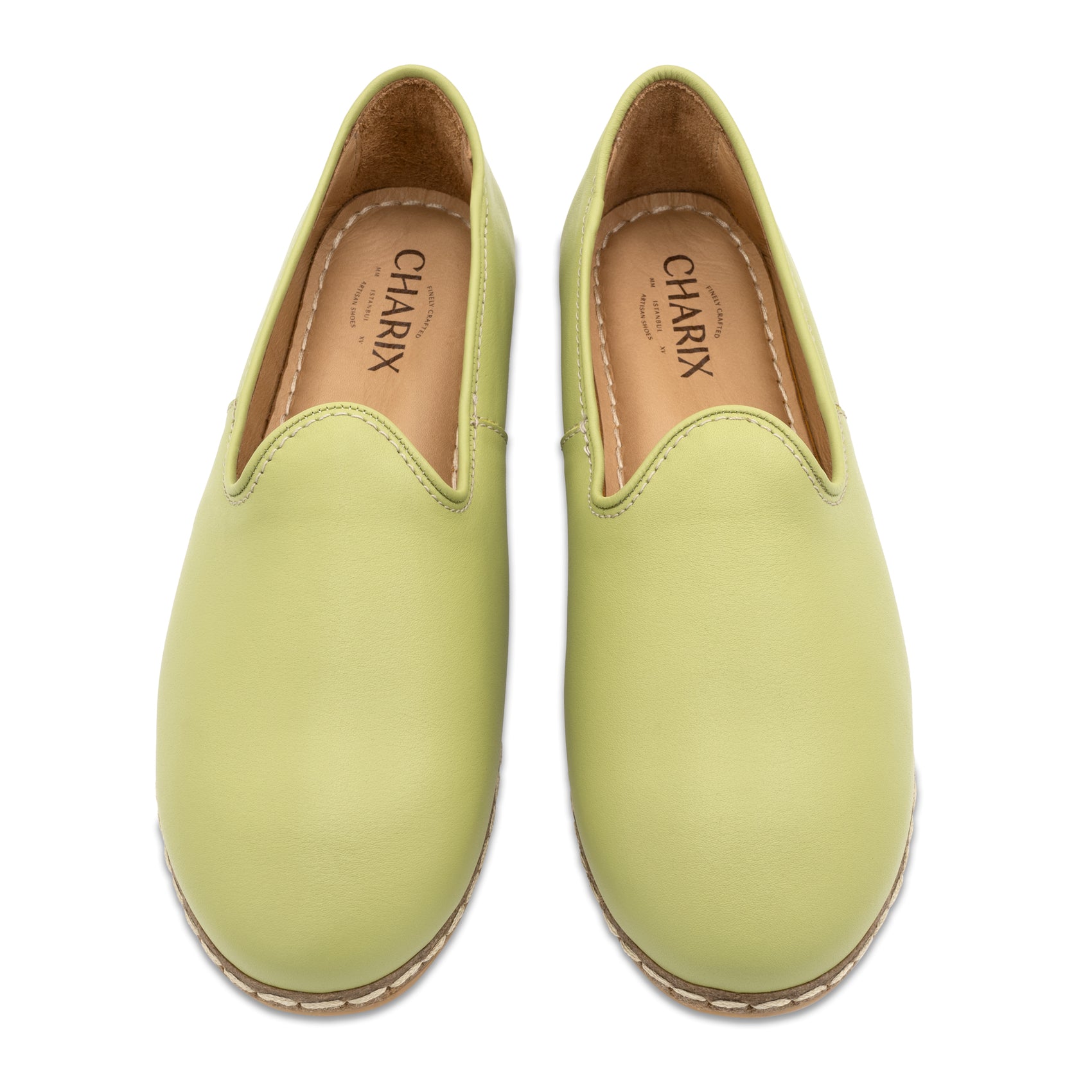 Pistachio - Slip On Shoes for Women | Charix