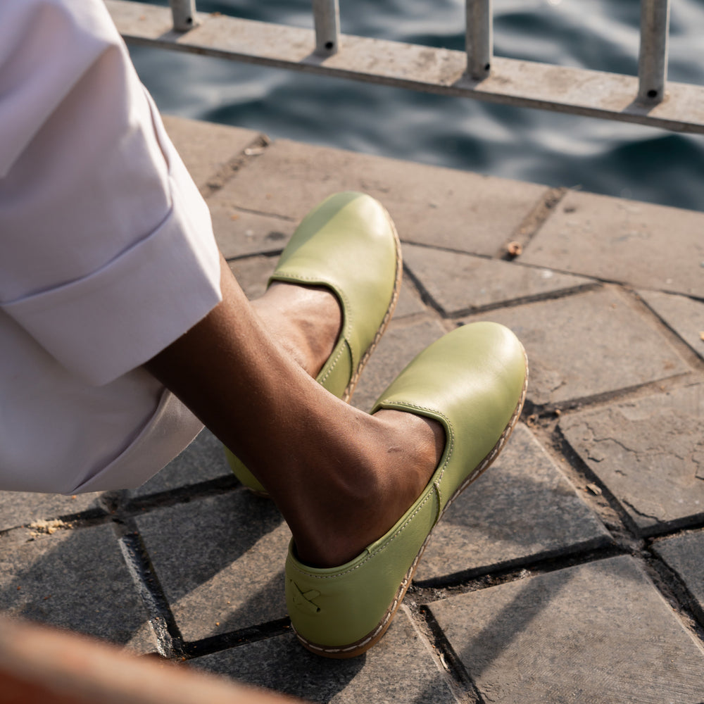 Pistachio - Slip On Shoes for Women | Charix