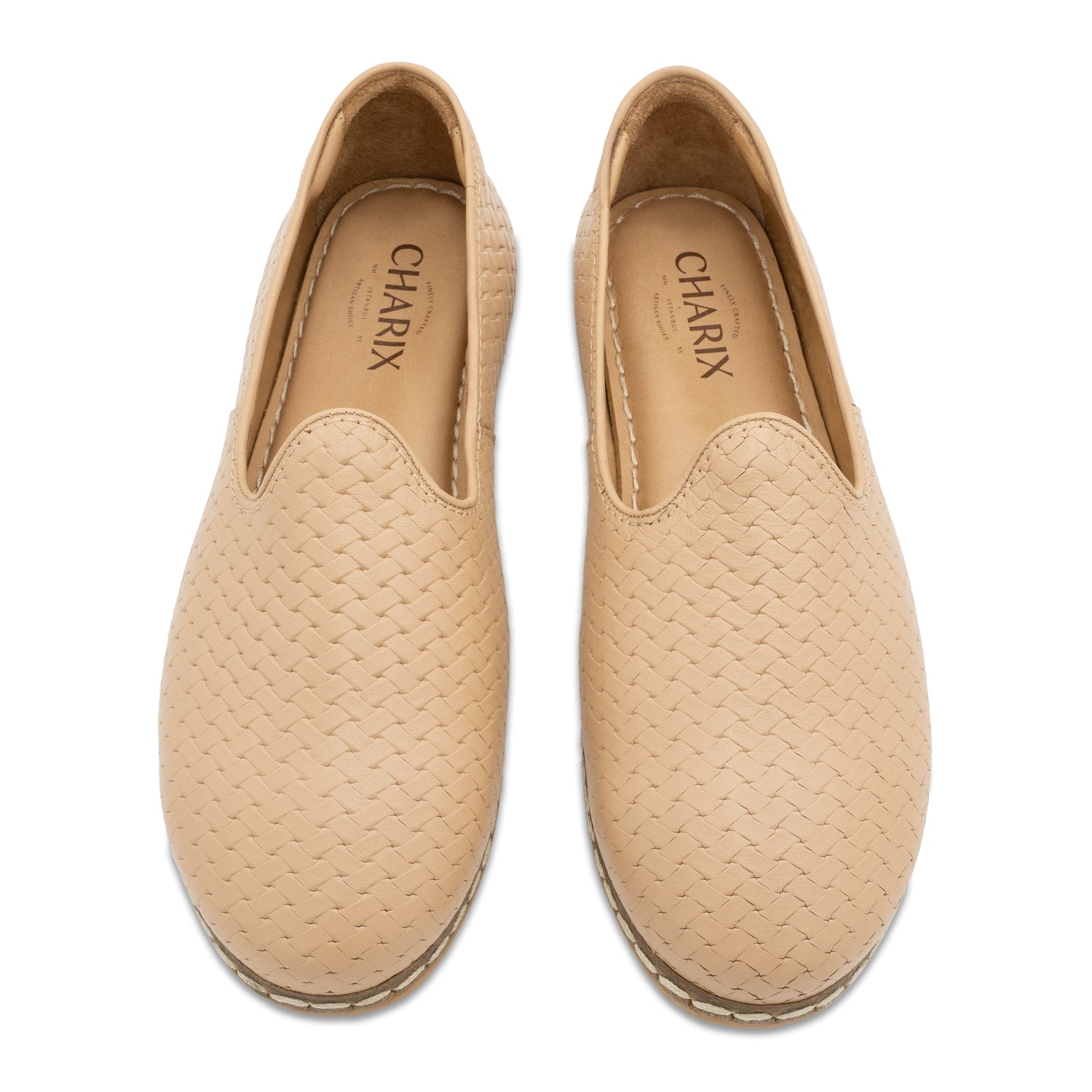 Woven Tan - Slip On Shoes for Women | Charix