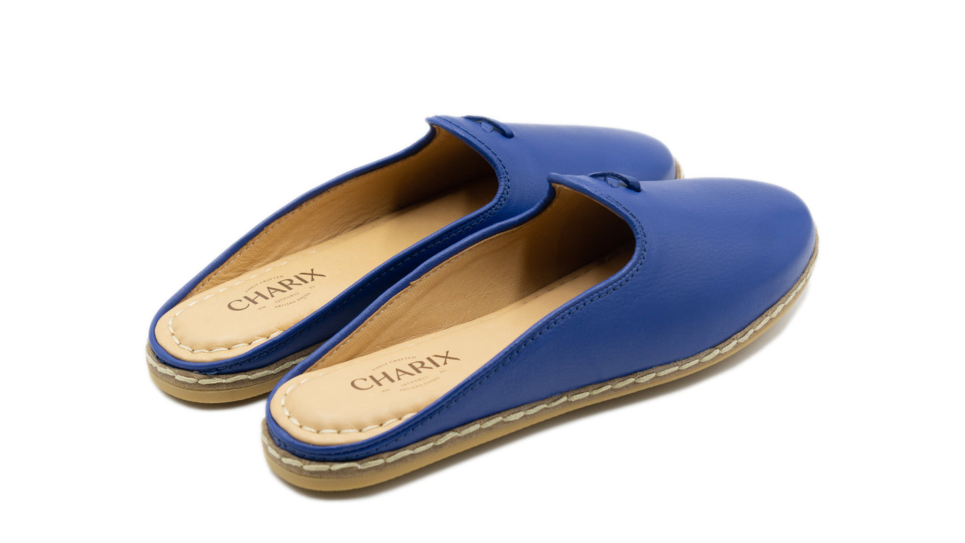 Cobalt Blue - Mule Shoes for Women | Charix