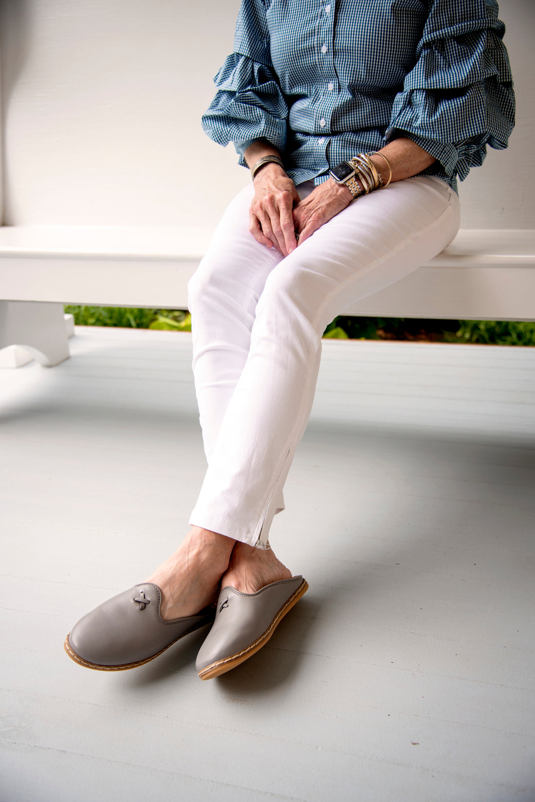 Ultimate Gray - Mule Shoes for Women | Charix